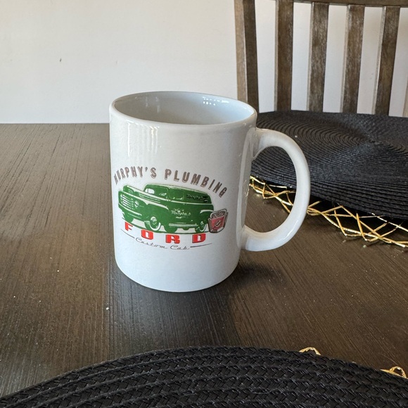 Ford | Dining | Ford White Ceramic Mug | Poshmark